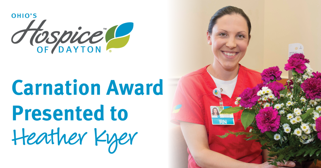 Carnation Award Presented to Heather Kyer | Ohio's Hospice
