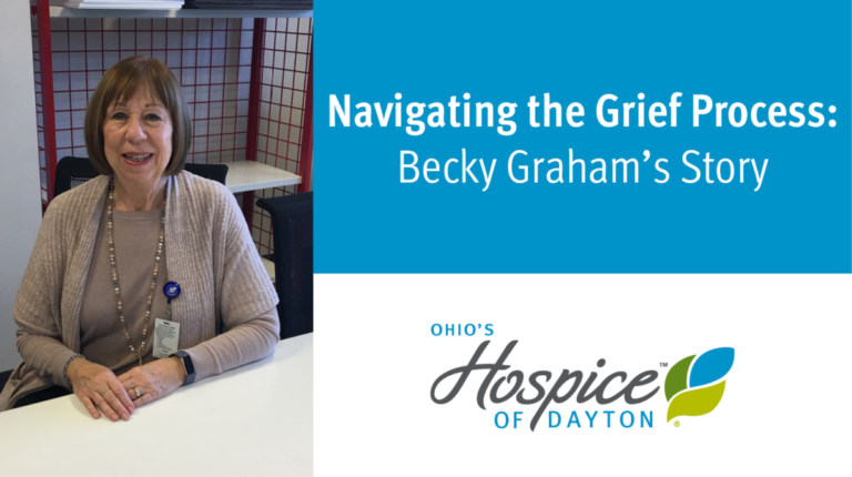 Navigating the grief process leads to volunteering with Ohio's Hospice