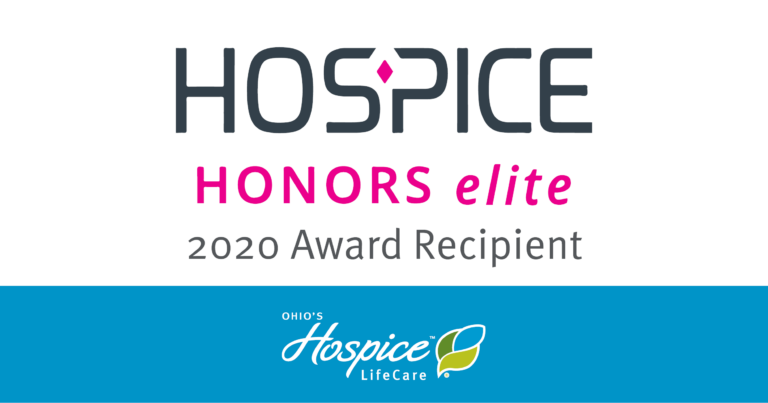 Ohio’s Hospice LifeCare Named a 2020 Hospice Honors Elite Recipient