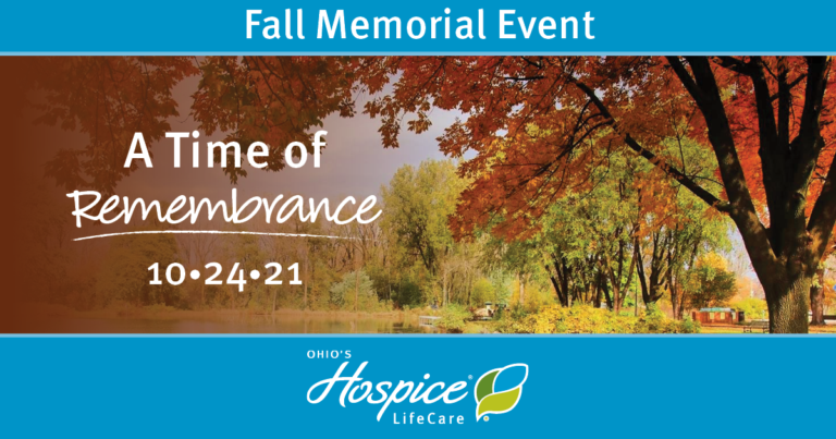 Fall Memorial to Honor and Remember Loved Ones on Oct. 24