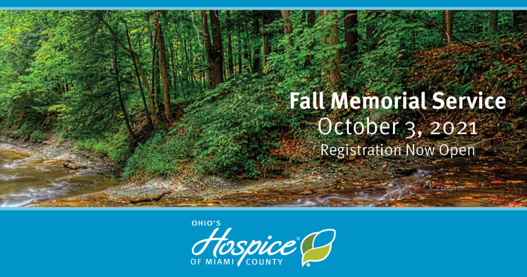 Ohio’s Hospice of Miami County to Host Fall Memorial Service on Oct. 3