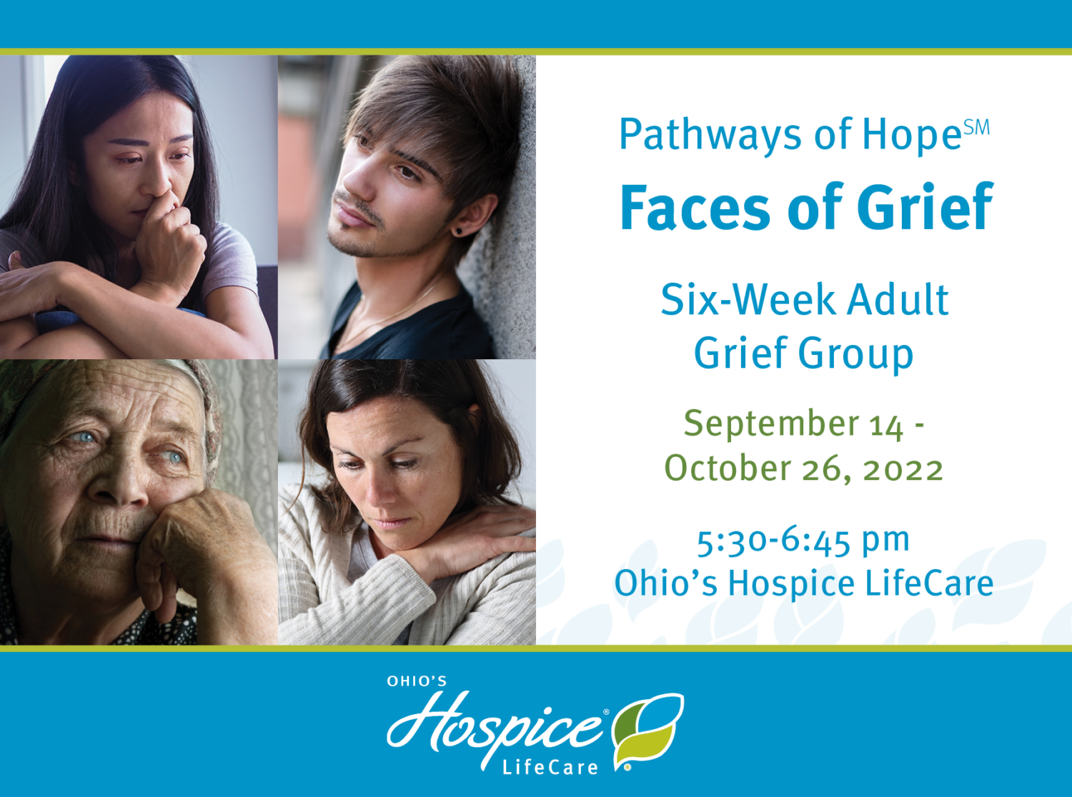Ohio's Hospice LifeCare Offers Six-Week Grief Group Beginning Sept. 14