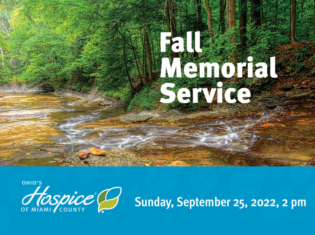 Fall Memorial Service 2022 | Ohio's Hospice