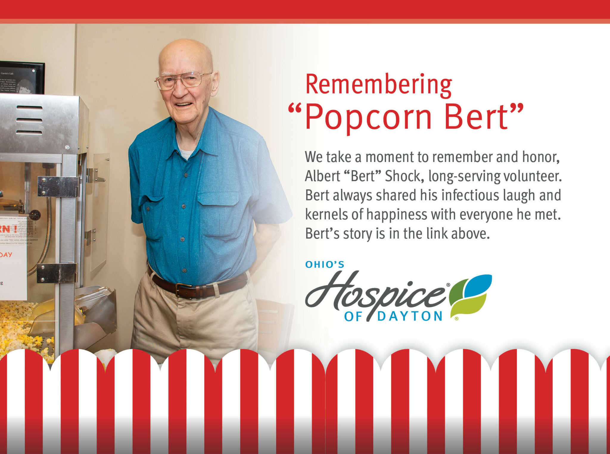 Sad News: Remembering Popcorn Bert